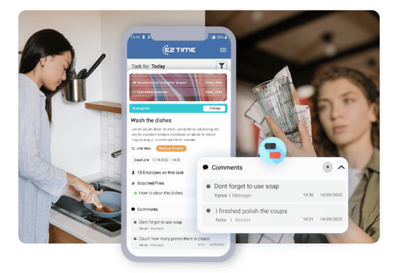 מערכת ניהול משימות - Eztime - איזי טיים