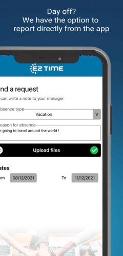 Application - Eztime - איזי טיים