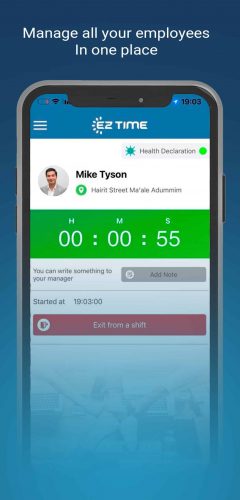 Application - Eztime - איזי טיים